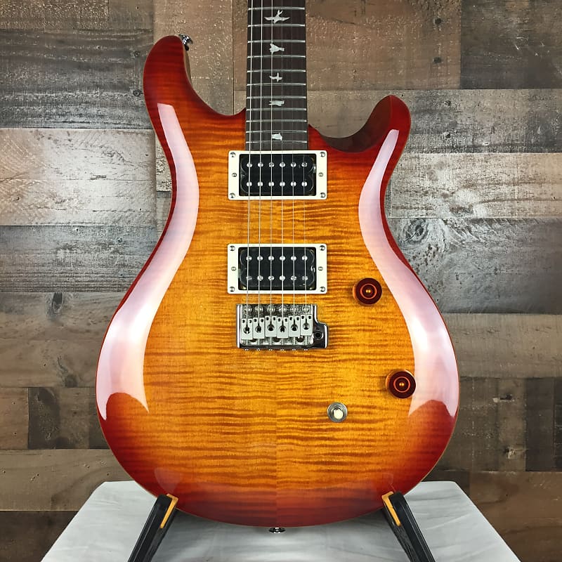 PRS SE CE 24 Electric Guitar with Gig Bag, Vintage Sunburst, | Reverb