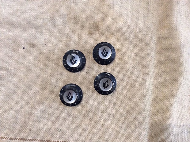 Vintage 1960's Guild Guitar Volume Tone Knobs Complete Set of | Reverb