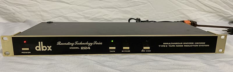Dbx 224 Simultaneous Encode/Decode Type II Tape Noise | Reverb