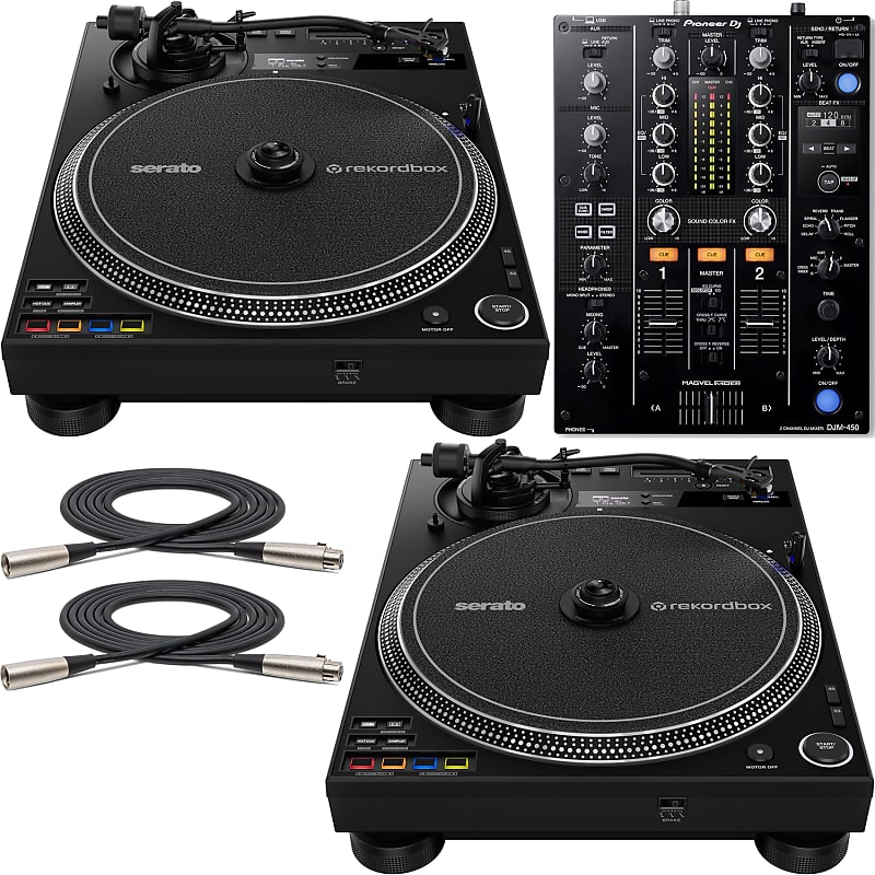 Pioneer PLX-CRSS12 Direct Drive Hybrid Turntables (2) w/ | Reverb