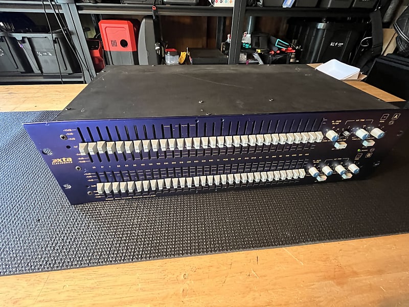 XTA Electronics GQ600 Stereo Channel Graphic Equalizer - Blue | Reverb
