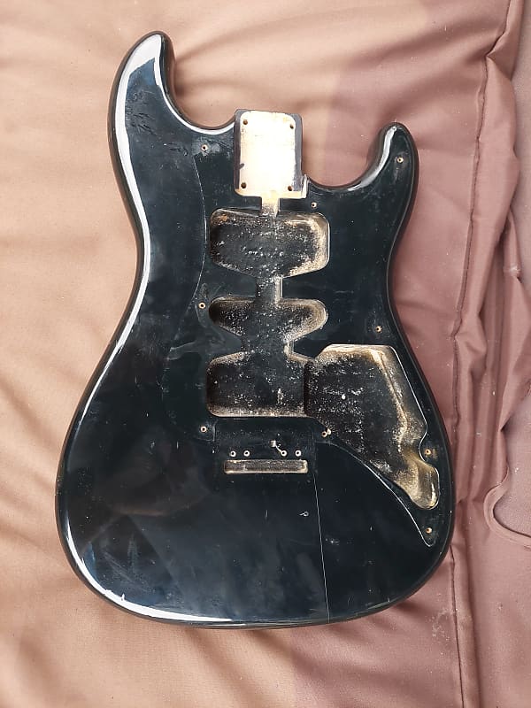 Squier Bullet 3S Hardtail Strat Body Husk MIJ Japanese | Reverb UK