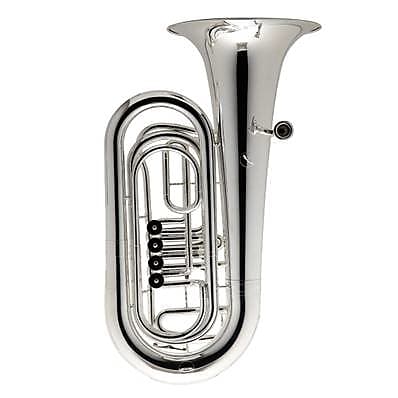 Besson PRODIGE BE186 - Tuba Sib 3/4 à palettes, argenté | Reverb UK