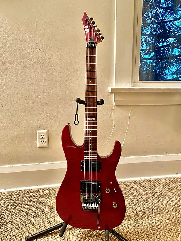 ESP LTD M-100 FM 2008 - 2017 See Thru Black Cherry | Reverb