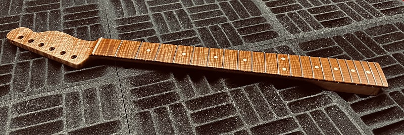 Roasted Flamed Maple Tele Style Neck | Reverb