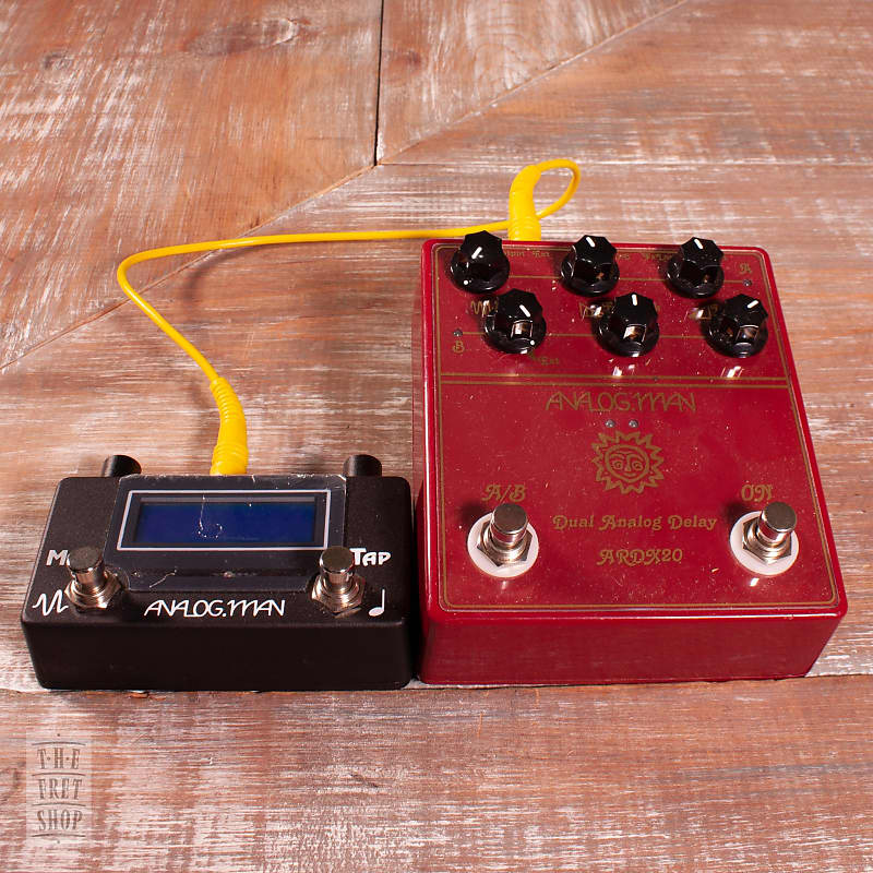 Used (2019) Analogman ARDX20 Dual Analog Delay Pedal with | Reverb