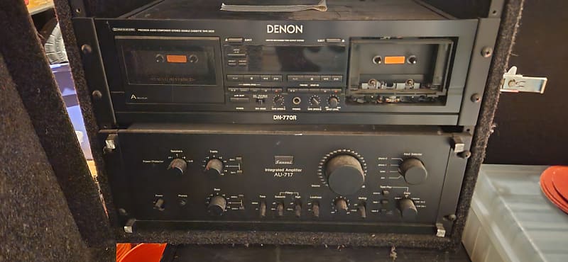 Denon DN770R dual precision rack mount cassette deck | Reverb