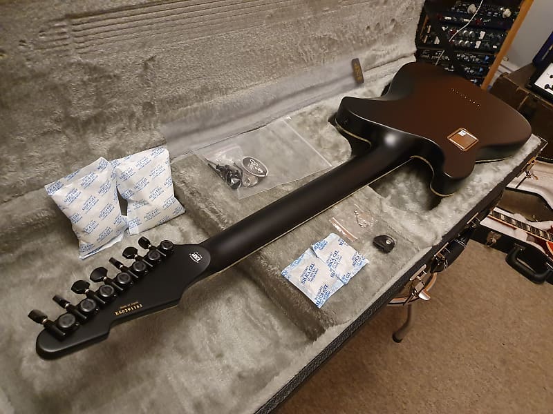 NEW ESP T-B7 Baritone Satin Black 27 NEW ESP T-B7 Baritone Satin Black 27