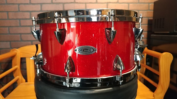 OCDP 13X7 Maple Snare Red Sparkle | Reverb