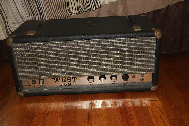Vintage West Grande Tube Amp Head Mark Farner Grand Funk | Reverb