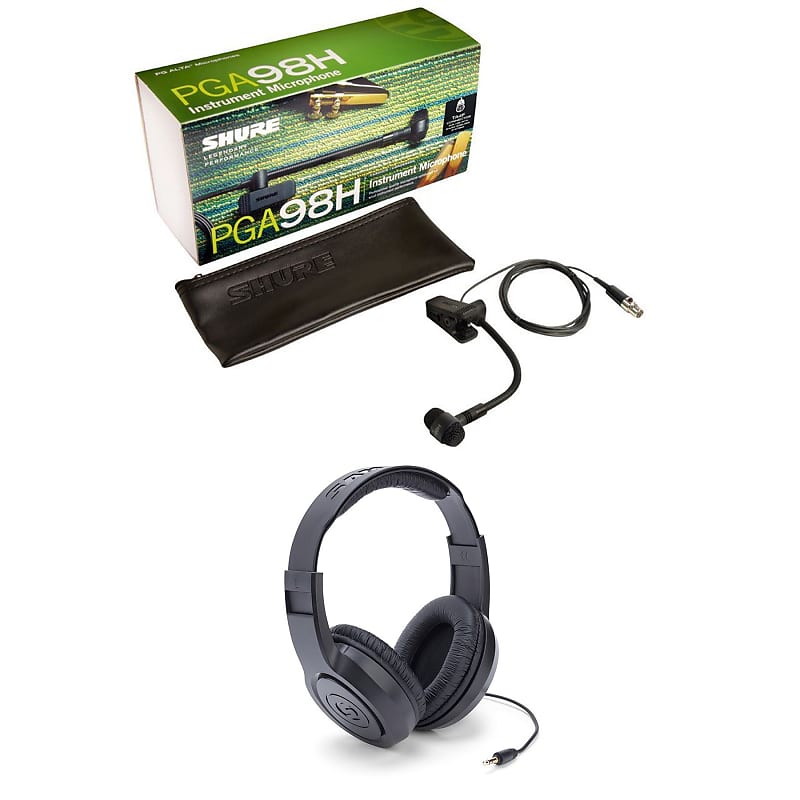 Shure PGA98H-TA4F Woodwind/Brass Microphone Bundle with | Reverb