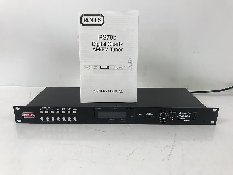 Rolls RS79B Digital Quartz AM/FM Tuner | Reverb