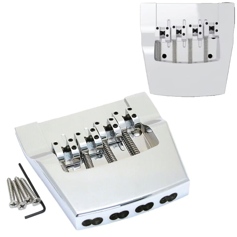 New - Hipshot 4 STG. Rickenbacker® Replacement Bridge BRASS | Reverb