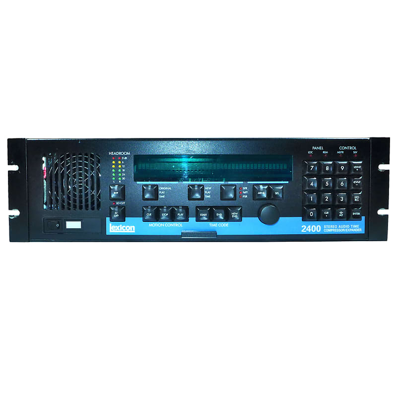 Lexicon 2400 Stereo Audio Time Compressor Expander | Reverb