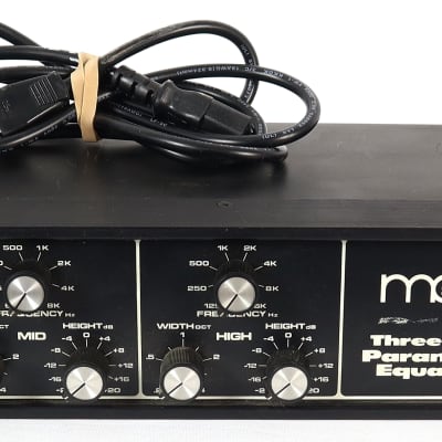Moog MKPE Three Band Parametric EQ Rackmount | Reverb