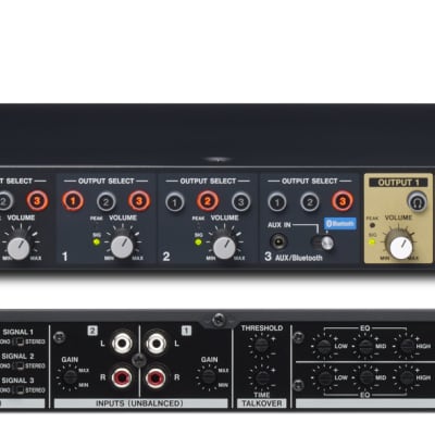TASCAM MZ-123BT 3-Channel Rackmount Mixer with Bluetooth | Reverb