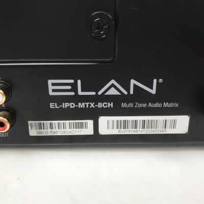 Elan EL-IPD-MTX-8CH Audio Matrix Amplifier With DANTE Card | Reverb