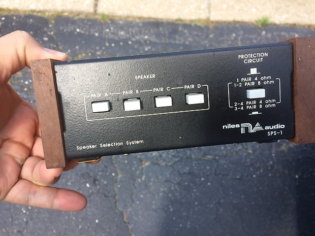 Niles SPS-1 speaker switcher with built in amp protection for | Reverb
