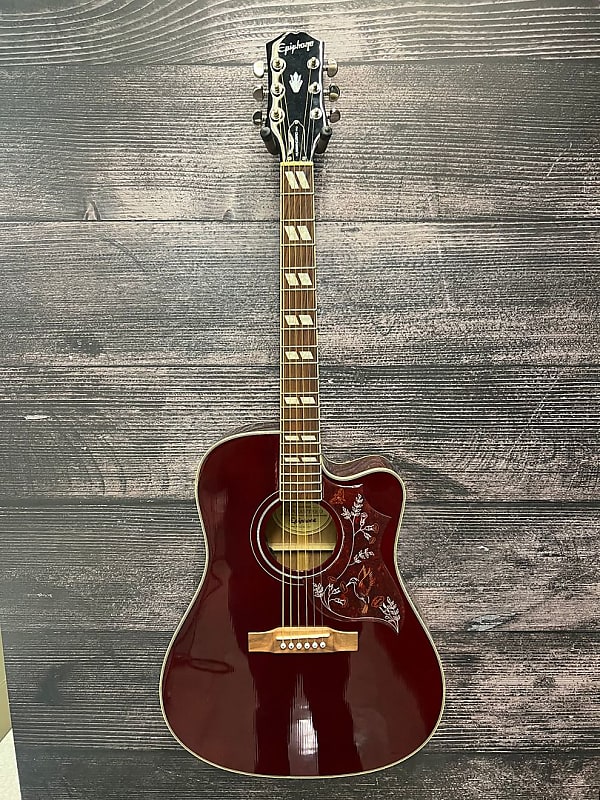Epiphone Hummingbird Pro Acoustic Electric Guitar (San | Reverb