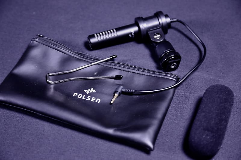 Polsen SMS-45A Mini Shotgun Stereo Condenser Microphone 2017 | Reverb