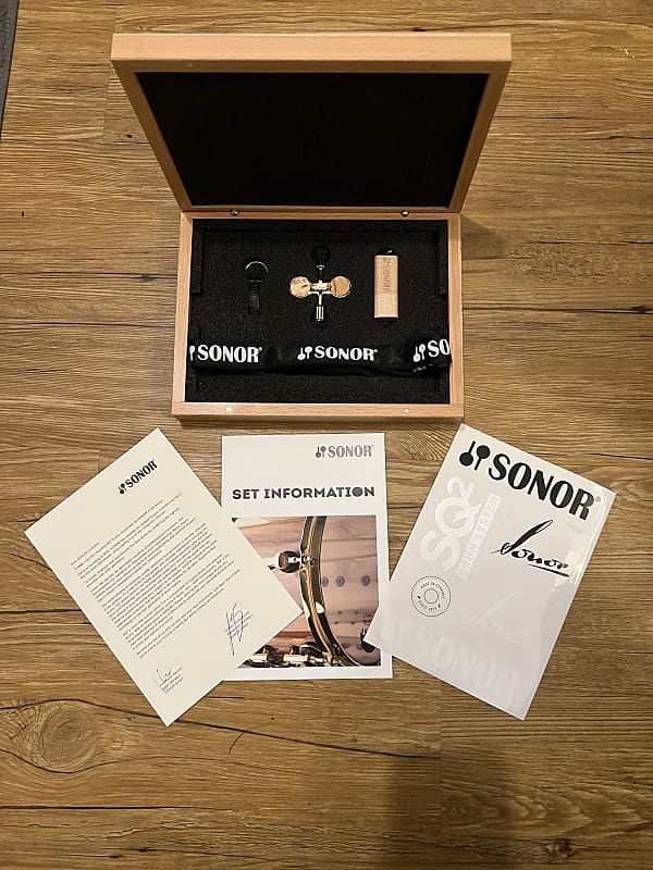 Sonor SQ2 Welcome Kit Wood Box with Gold Drum Key, | Reverb Australia