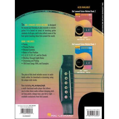 Hal Leonard Hal Leonard Guitar Method Book 1: Book/CD/Online | Reverb
