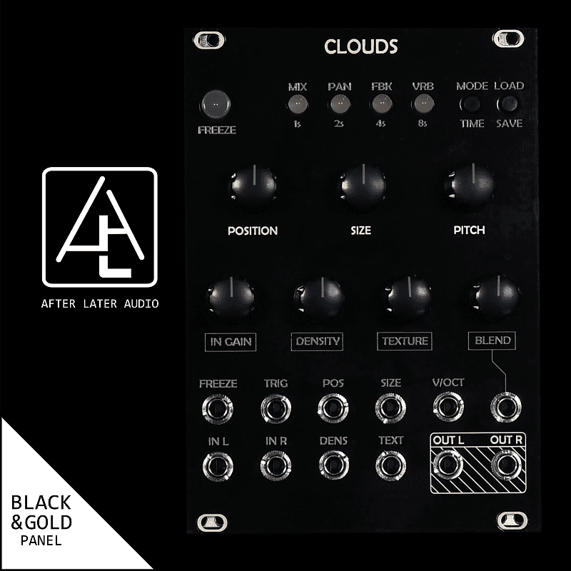 Mutable Instruments Clouds Clone Black/Gold | Reverb