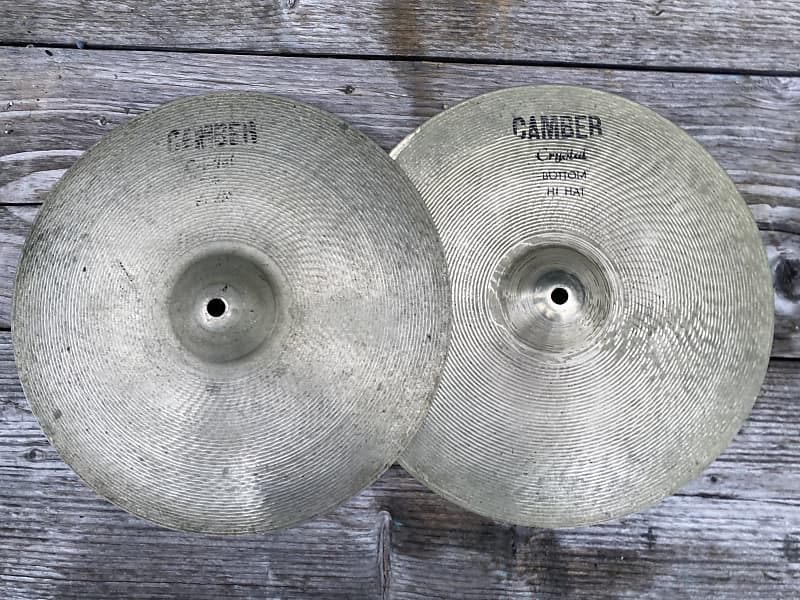 Camber Crystal 14" Hi-Hats West Germany Vintage 70s Cymbals | Reverb