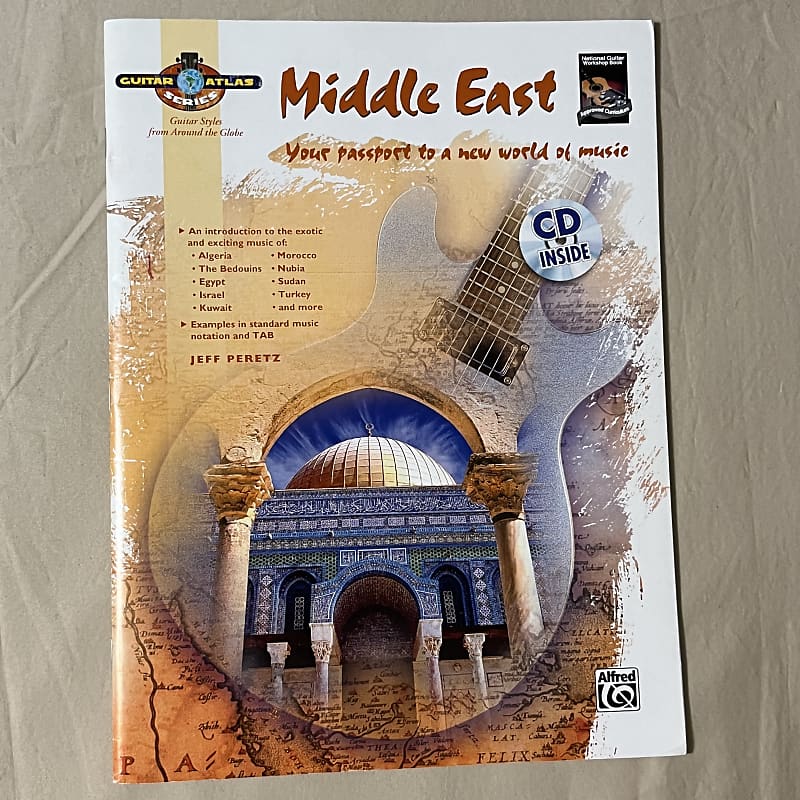 Middle East guitar method book with CD by Jeff Peretz | Reverb