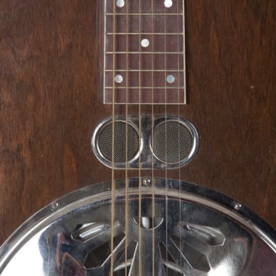 Dobro Magno-Tone Double Cyclops 1932 round neck resonator | Reverb
