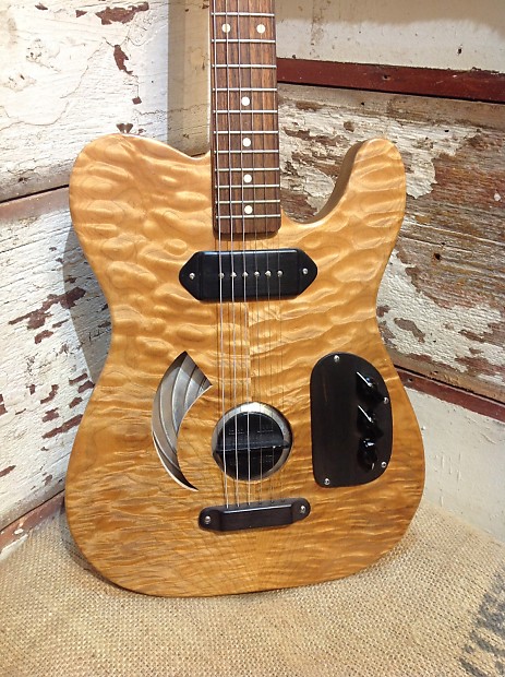 Slidewinder Resophonic Telecaster Resonator Electric Guitar | Reverb