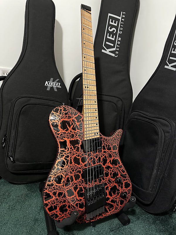 Kiesel Zeus 2023 - Orange Lambo Metallic Crackle | Reverb