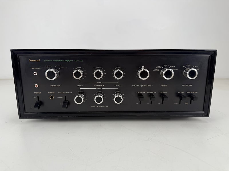 Sansui AU-777A Stereophonic Amplifier With Manual And | Reverb UK
