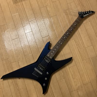 MIJ Jackson Stars Warrior 2000’s Metallic navy | Reverb