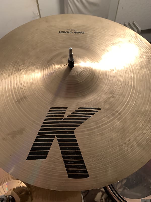 RARE SET of Zildjian Vintage K 15” 18” Dark Crashes 80’s | Reverb