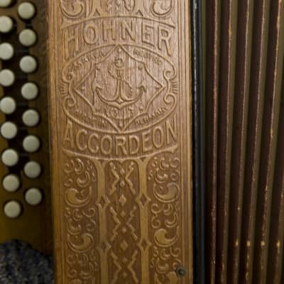 Hohner Vintage 2 Row Diatonic Button Accordion C/F | Reverb