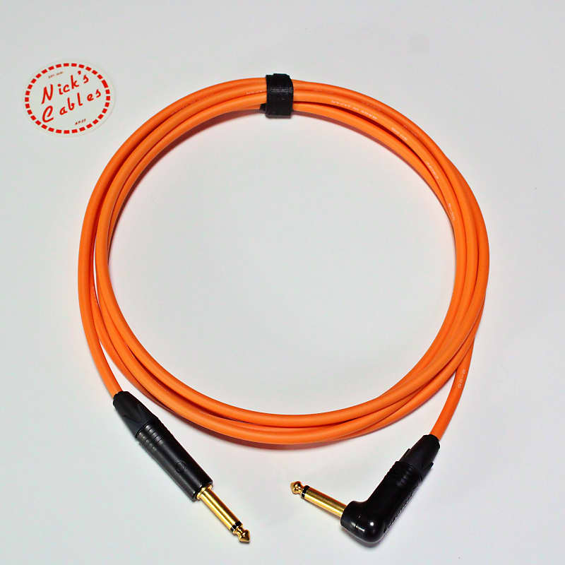 10ft. Gold Canare Instrument Cable | Reverb