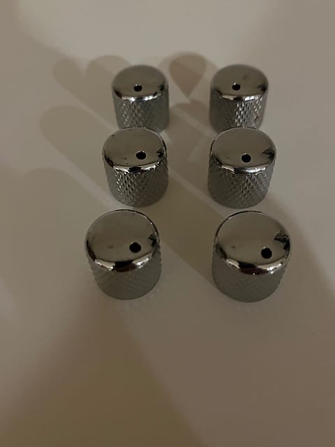 Dome Knobs Push-on D Shaft (6) | Reverb