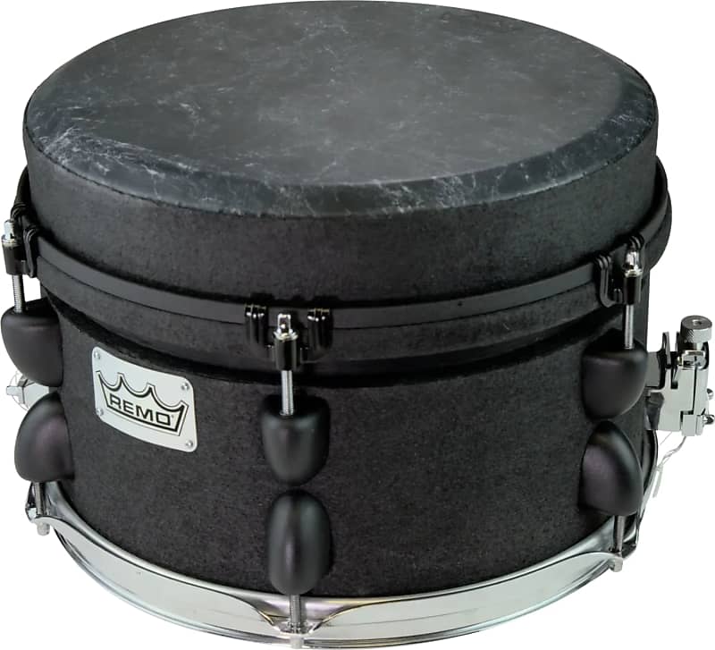 Remo Mondo Acousticon Snare Drum, 12" x 9", Black Earth | Reverb