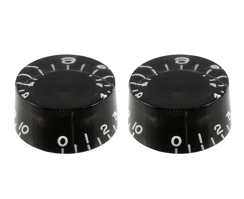 Allparts Black Speed Knobs | Reverb