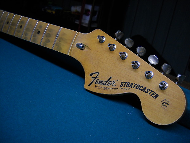 Genuine Fender Lic. Relic Strat neck Aged Vintage finish | Reverb
