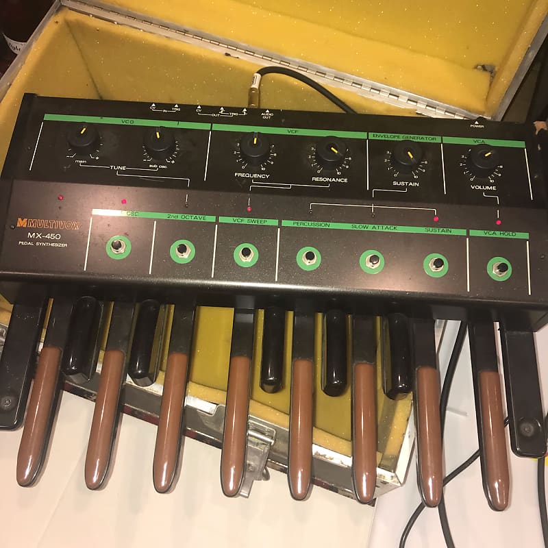 Multivox MX-450 Bass Pedals Synthesizer | Reverb