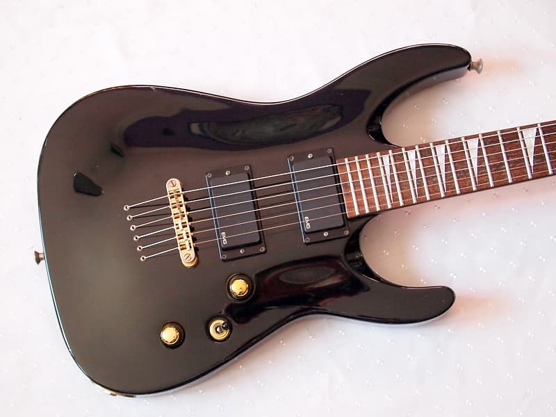Jackson Stars SLA Soloist Strings Thru Body 2000 Black | Reverb