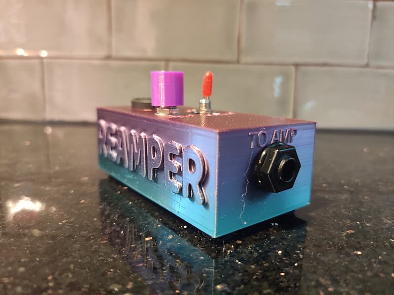 Phatronics Reamper Boutique Guitar Reamp Box for recording / | Reverb