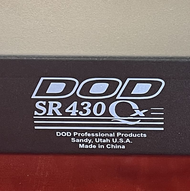 DOD SR430 Qx Dual 15 Band Graphic EQ 2000's - Dark Grey | Reverb