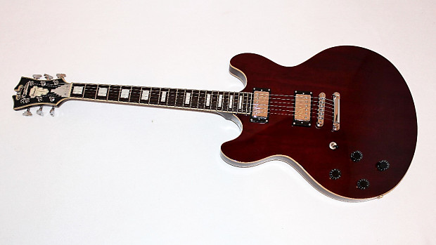 D'Angelico Premier DC Left Hand Semi-Hollowbody Electric | Reverb