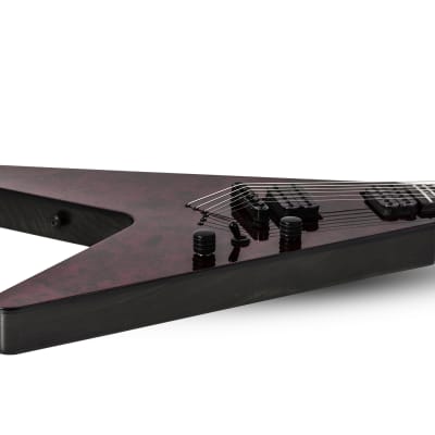 Schecter V-1 Apocalypse Red Reign Electric Guitar Prototype | Reverb