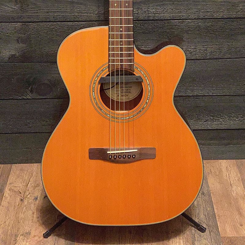 Samick OM-13CE Orchestra Acoustic-Electric Guitar | Reverb