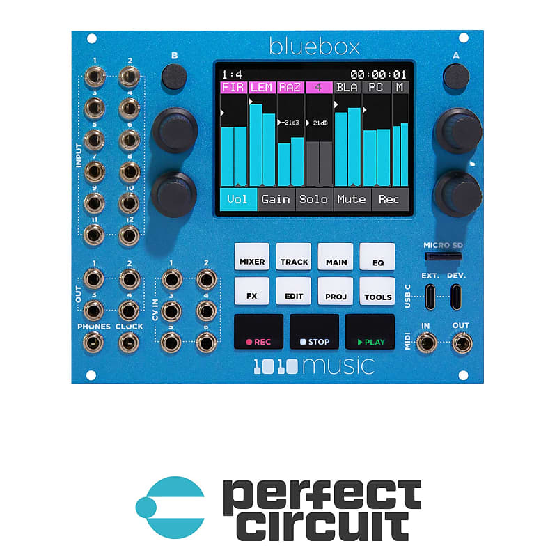 1010 Music Bluebox Eurorack Digital Mixer + Recorder | Reverb UK