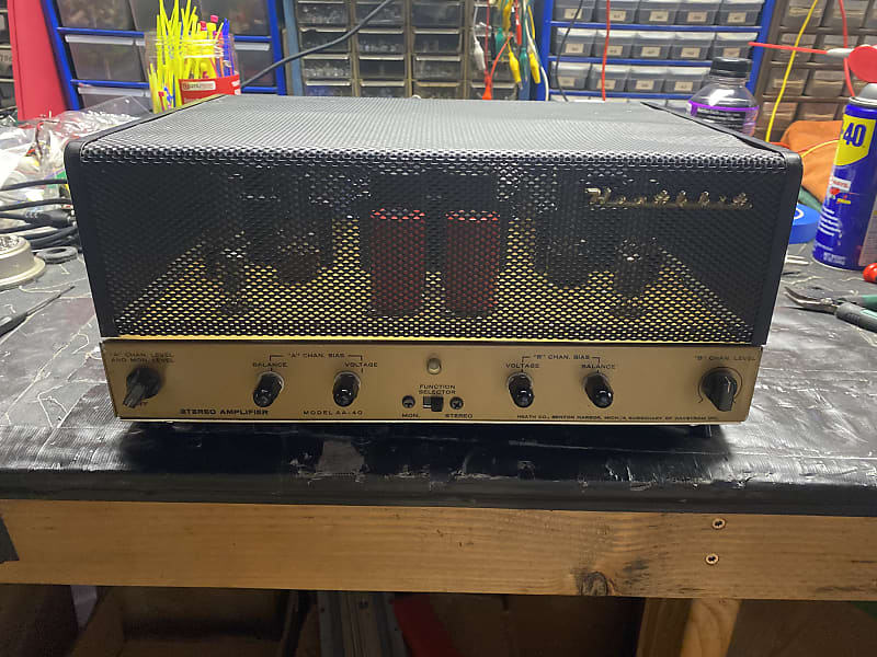 Heathkit AA40 Hifi Tube Stereo Amplifier | Reverb